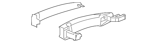 2016-2023 GM Rear Side Door Outside Handle 13521804 GM | GMPartsDirect.com