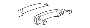 2016-2023 GM Rear Side Door Outside Handle 13521804 | QuirkParts
