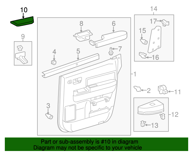 74221-0C020 - Cap; Cover - 2007-2022 Toyota | OEM Genuine Toyota Parts