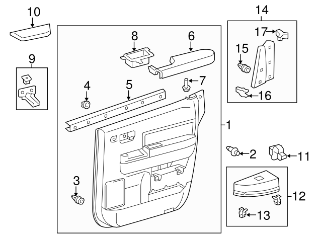 67771-58010 - Corner Cover Retainer 2005-2024 Toyota | Longo Toyota Of ...