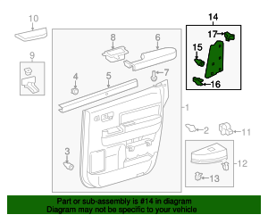 2007-2021 Toyota Tundra Frame Trim 67674-0C020-C0 | Toyota Parts Center