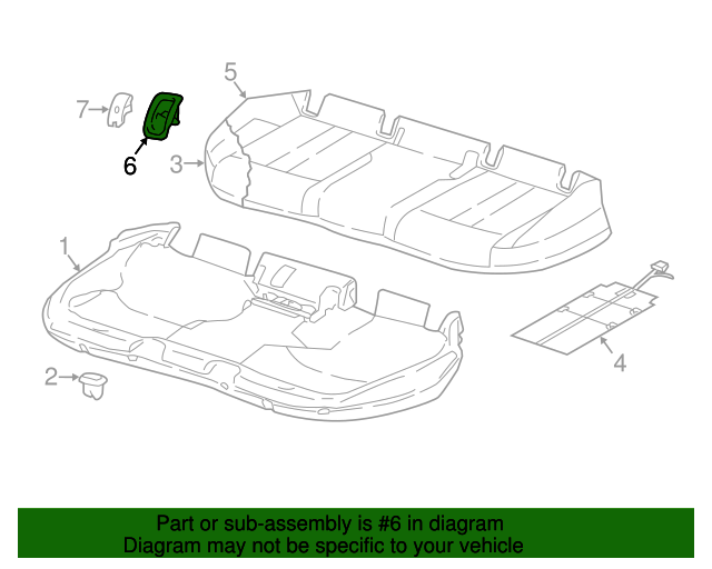 8W0-887-233-A-MG6 - Child Seat Bracket 2017-2023 Audi | Audi OEM Parts