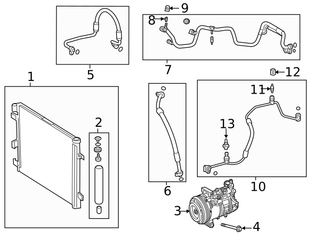 2019-2021 Mercedes-Benz Refrigerant Line 177-830-51-01 | Mercedes-Benz ...