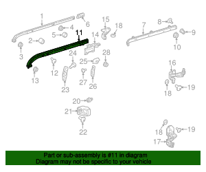 447-766-11-37 - Lower Track 2016-2023 Mercedes-Benz Metris | Mercedes ...