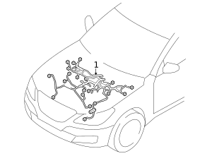 2021-2022 Genesis GV80 Engine Harness 91410-T6040 | OEM Parts Online