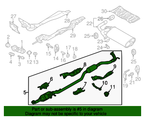 2016-2023 Mitsubishi Outlander Sport Intermediate Pipe 1570C898 ...