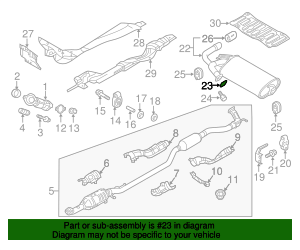 MN110644 - Muffler Gasket 2005-2024 Mitsubishi | Mitsubishi Direct Parts