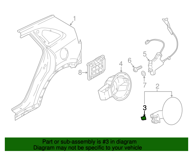 79553-29000 - Fuel Door Spring 2006-2023 Kia | Kia.Parts Store