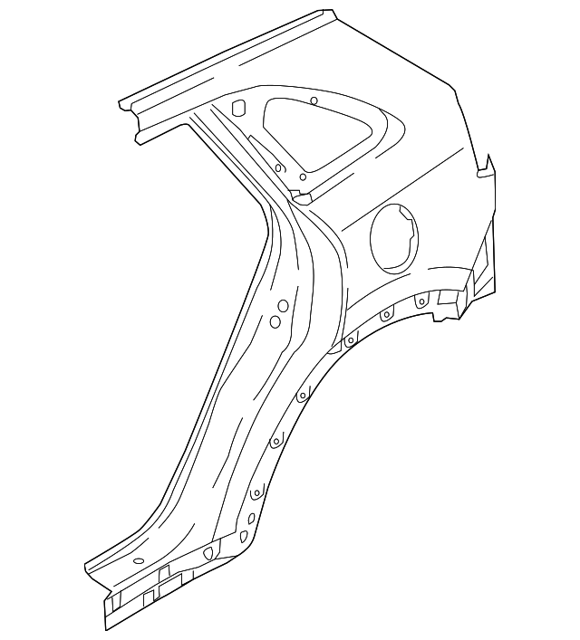 2018-2021 Kia Niro Quarter Panel - Driver's Side (LH) 71503-G5C50 ...