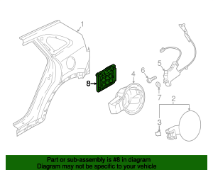 97510-F2000 - Pressure Vent 2021-2022 Kia Niro EV | Kia.Parts Store