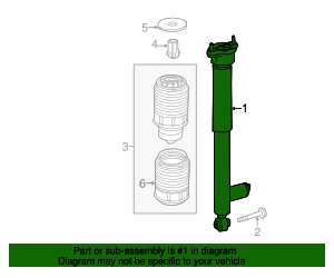 2012-2018 Mercedes-Benz Shock Absorber 218-320-19-30 | Mercedes-Benz Parts