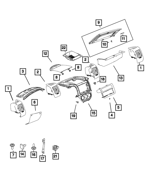 2014-2025 Ram Retaining Clip 6106644AA | Mopar eStore