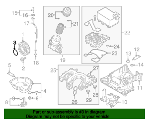 2009-2016 Volkswagen Touareg Vibration Damper Shim WHT-003-351 | OEM ...