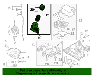 2013-2016 Volkswagen Touareg Oil Filter Housing 059-115-389-P | VW ...