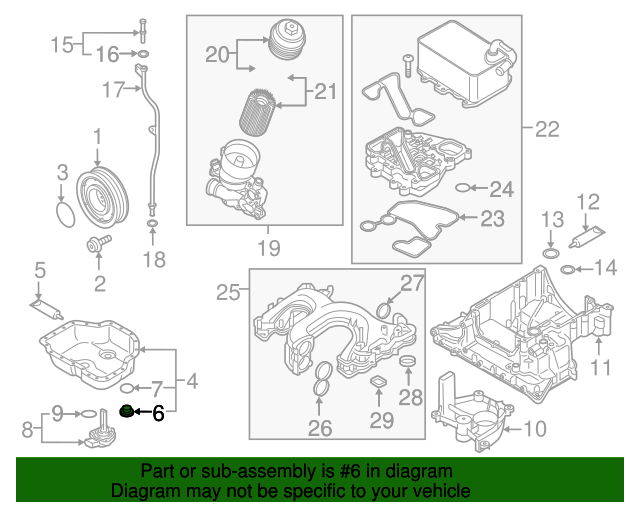 2007-2016 Volkswagen Touareg Drain Plug N-016-027-6 | OEM Parts Online