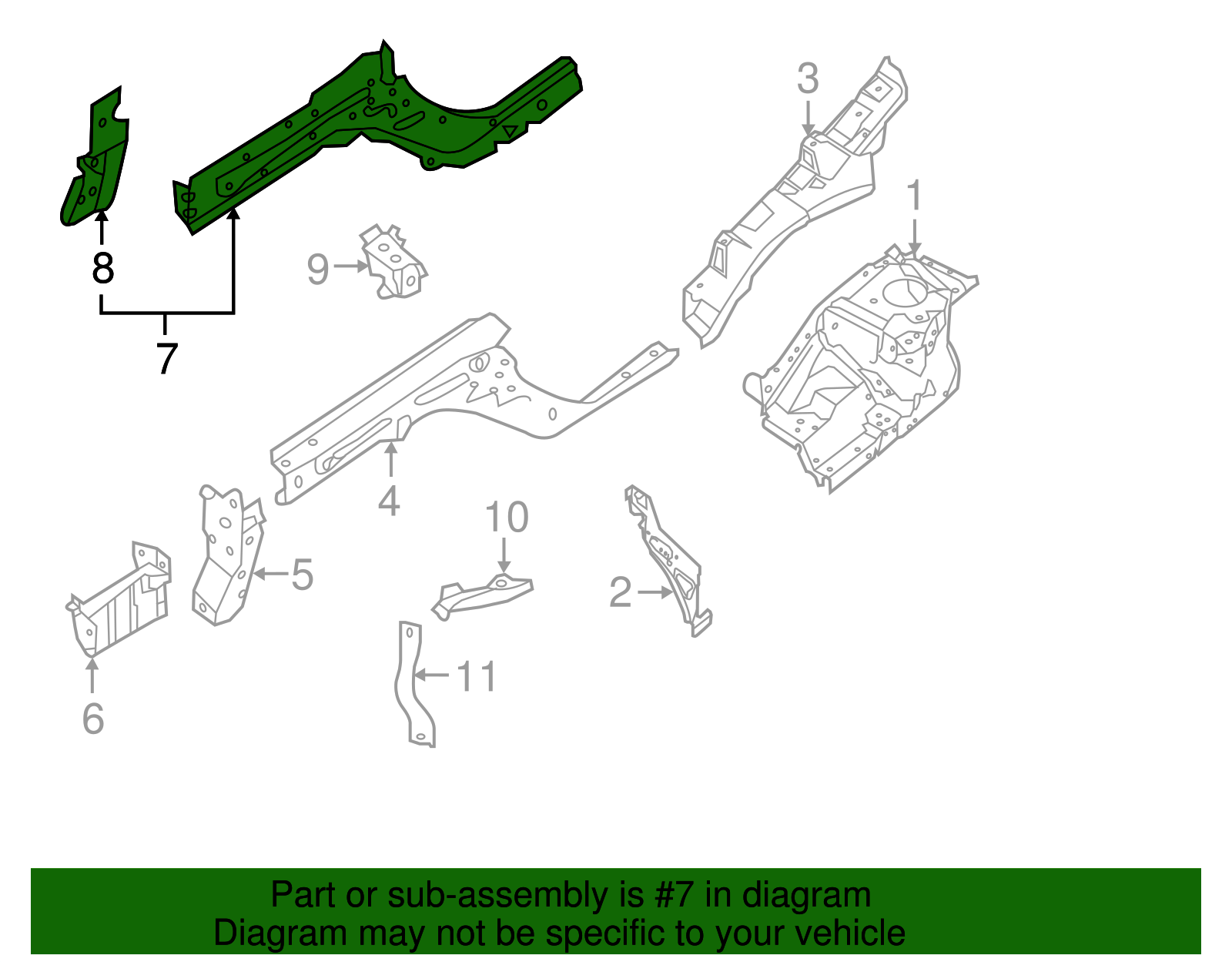 2017-2019 Nissan Sentra Closing Plate G5130-4FUMA | Bill Kay Nissan Parts