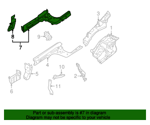 G5131-3SHMA - Closing Plate 2013-2019 Nissan Sentra | Nissan Parts ...