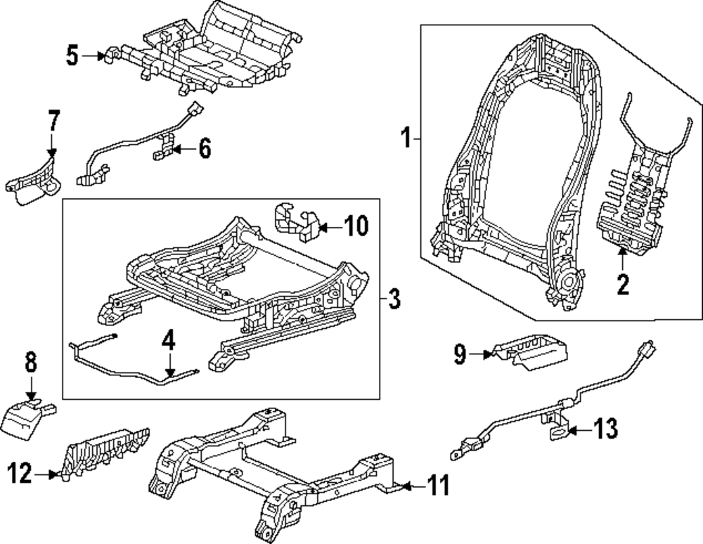 83308-T90-A00 - 2023-2025 Honda Pilot - Stiffener | Genuine Honda Parts