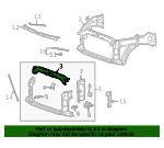 84496229 - Front End Upper Tie Bar 2019-2023 GM | Chevrolet Parts Direct