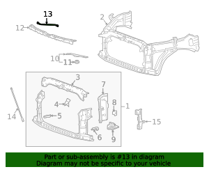 2019-2023 GM Diagonal Brace 84455014 | GMPartsDirect.com