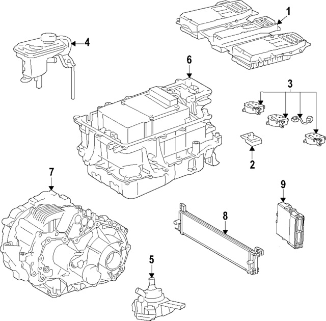 2020-2021 Toyota Highlander Control Module 89981-0E260 | Toyota Parts ...