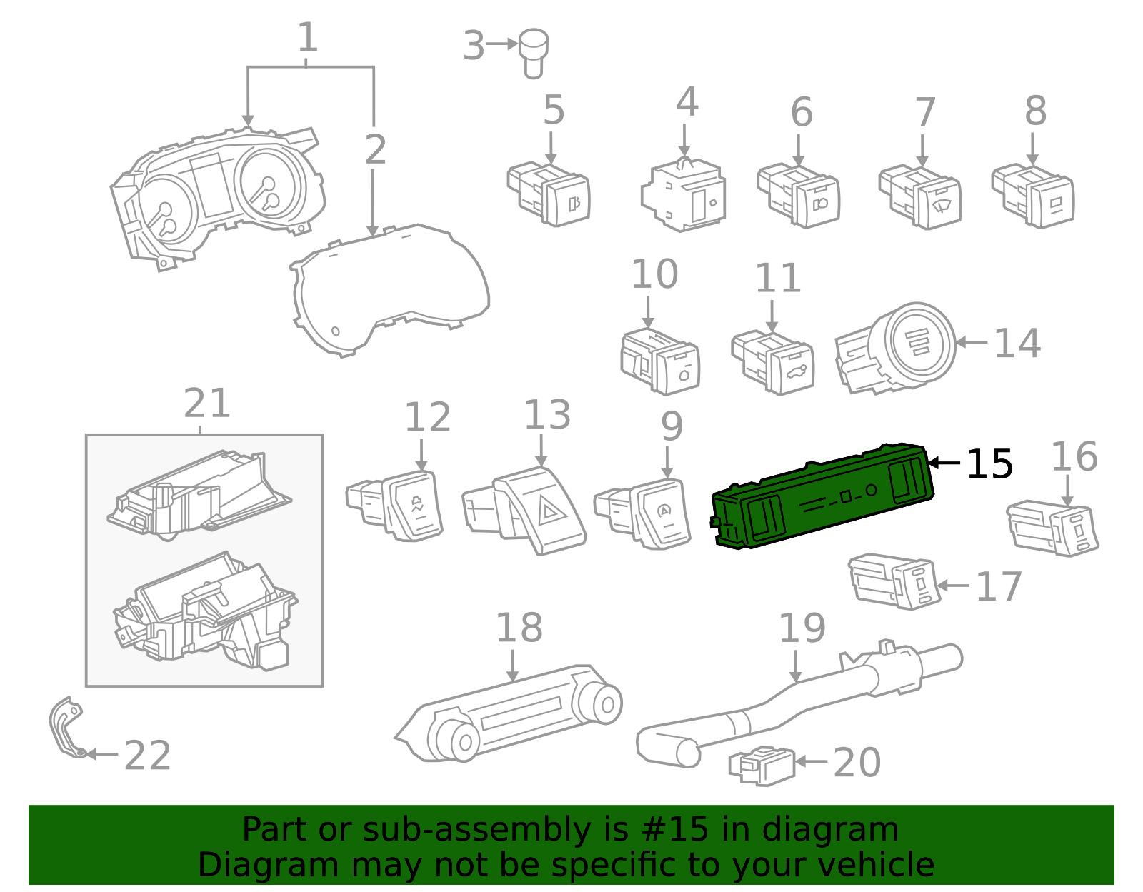 2019-2024 Toyota Indicator 83950-0R250 | Toyota Parts Center