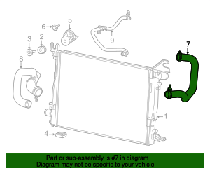 2013-2016 Ram Hose 52014722AD | TascaParts.com