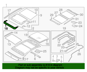 2015-2020 Hyundai Air Deflector 81611-B1000 | OEM Parts Online