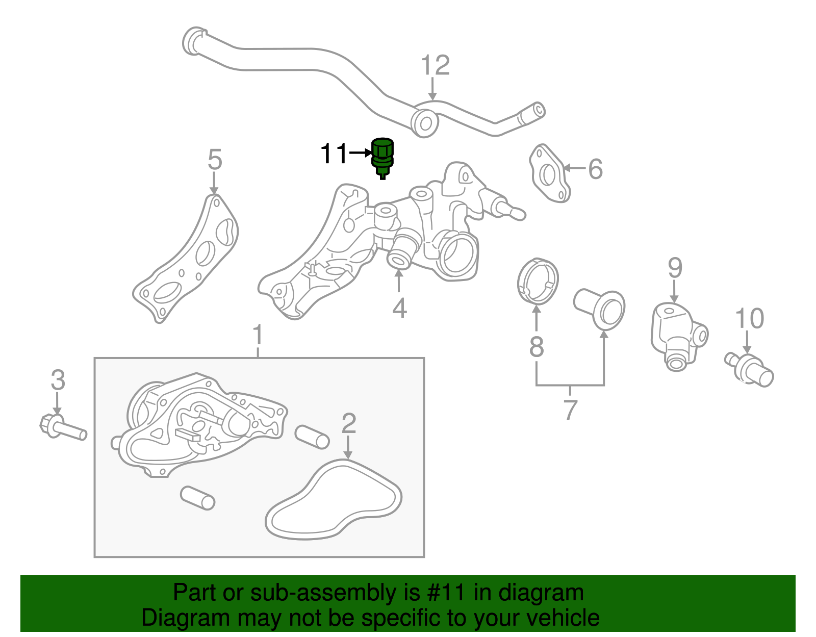 2006-2025 Honda Temp Sensor 37870-RTA-005 | Retail Performance Auto Parts