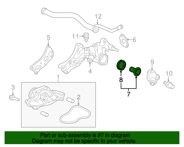 19301-P8E-A10 - Thermostat Assembly w/ gasket (Nippon Thermostat ...