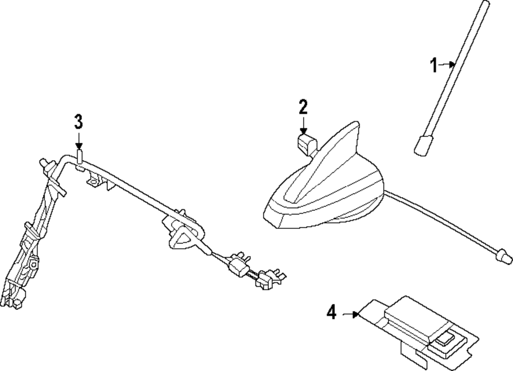 2024 Ford Ranger Antenna N1WZ-18936-A | Varsity Ford