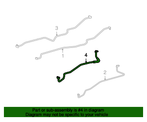 2007-2009 Lexus GX470 Suction Line 88711-60730 | OEM Parts Online
