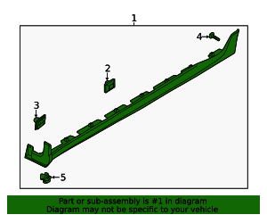 Genuine Rocker Molding for 2019-2022 Hyundai Veloster N | Part# 87752 ...