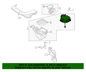 2021 Nissan Rogue Filter Housing 16528-6RA0B | OEM Parts Online