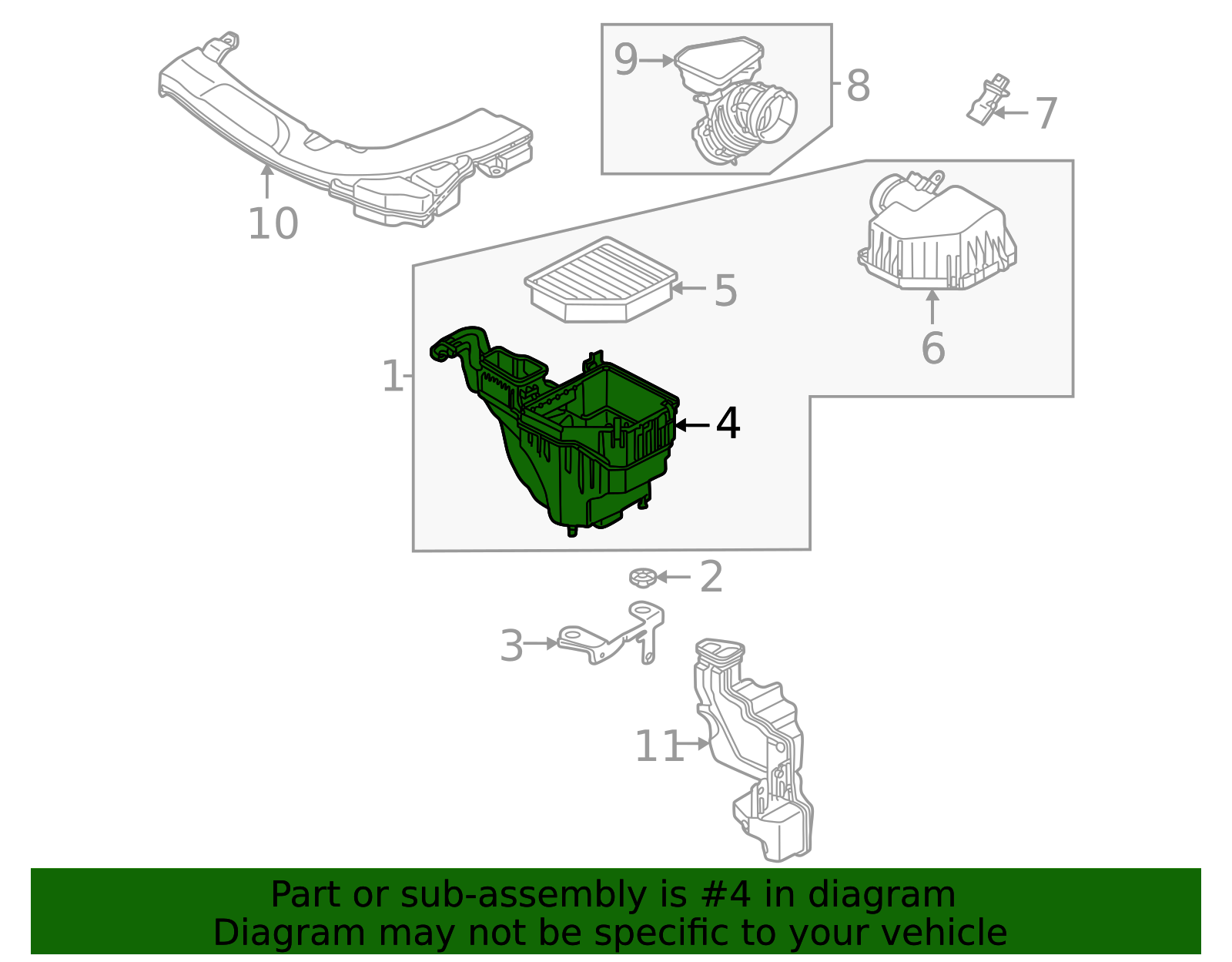 2021 Nissan Rogue Filter Housing 16528-6RA0A | Kline Nissan