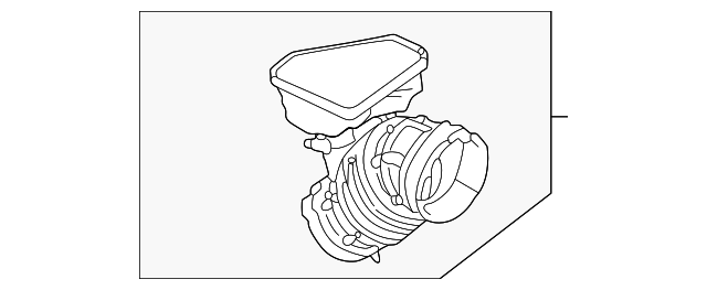 2021 Nissan Rogue Air Inlet Duct 16554-6RA0A | TascaParts.com