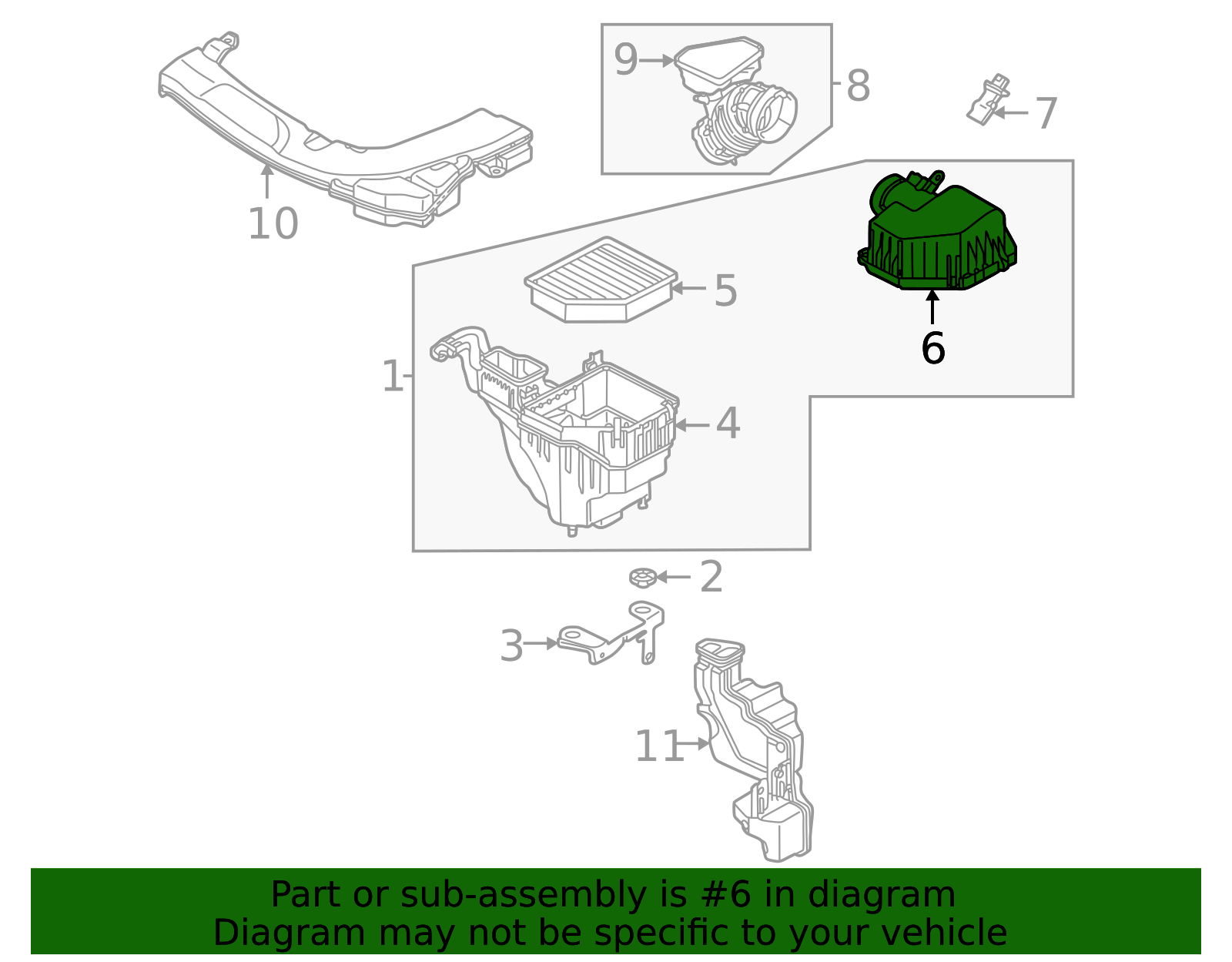 16526-6RA1A - 2021-2025 Nissan Rogue - Upper Cover | Anicra Nissan Parts