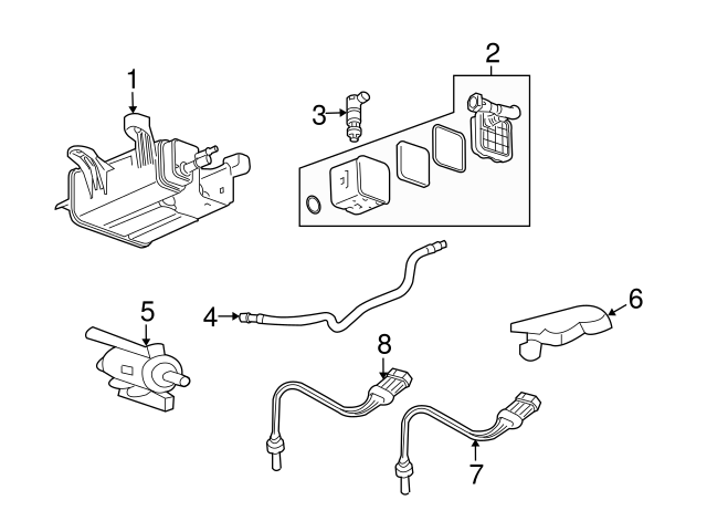 55573248 - Multi-Purpose Pressure Sensor 2004-2023 GM | AutoNationParts.com