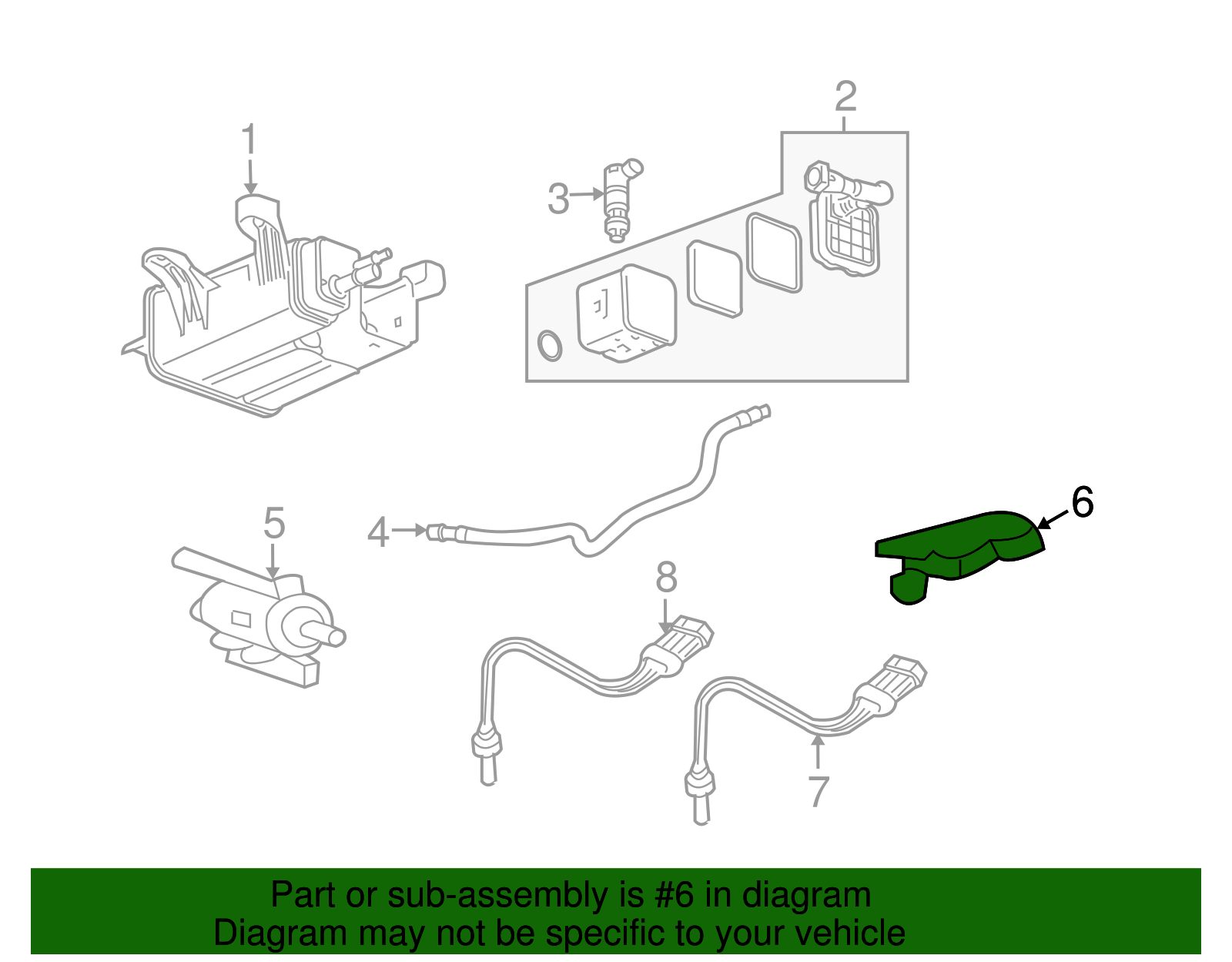 2004-2024 GM Multi-Purpose Pressure Sensor 55573248 | NewGMParts.com