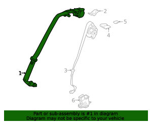 2019-2021 Toyota Belt & Retractor 73360-0R100-C0 | OEM Parts Online