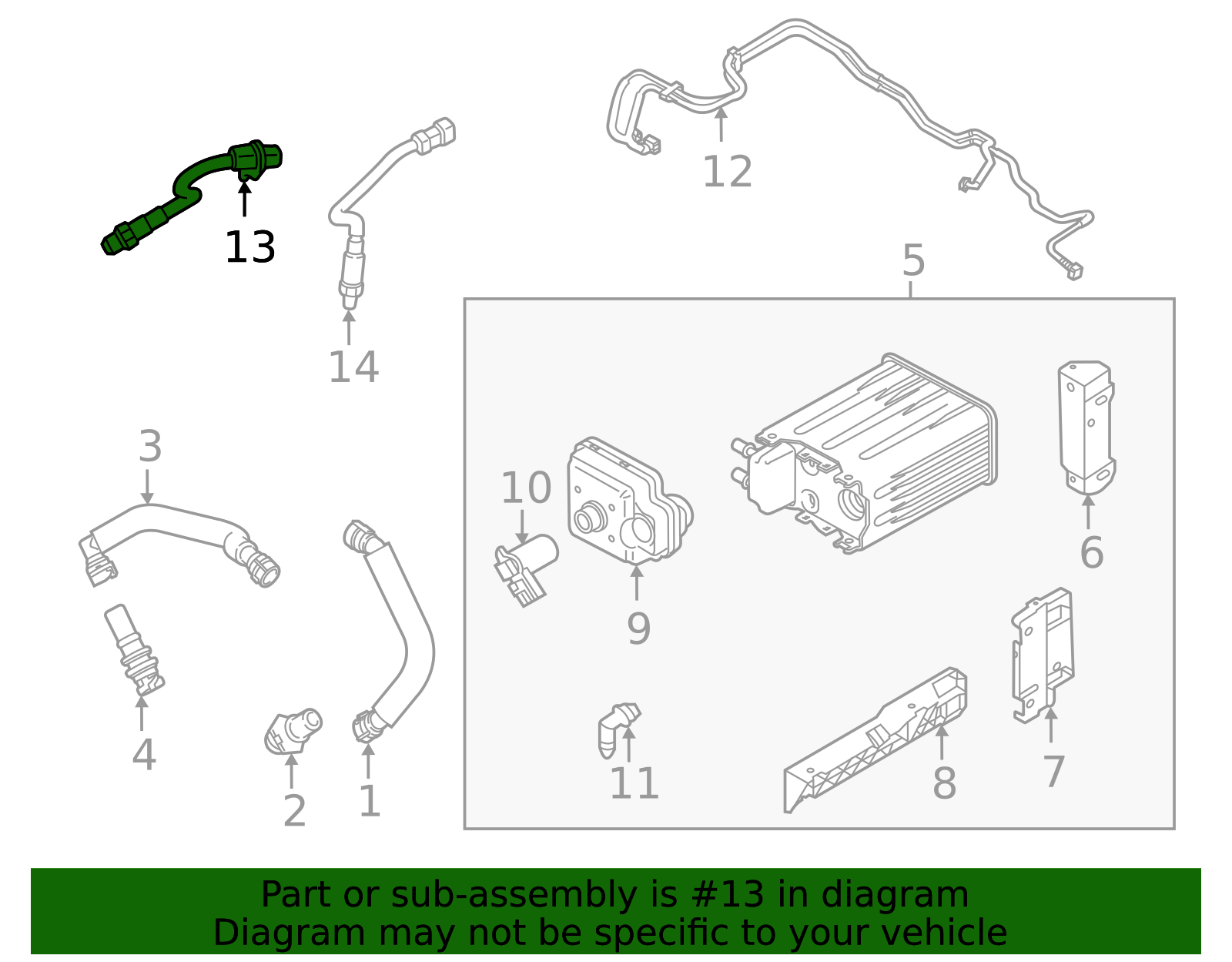 K2GZ-9F472-A - Oxygen Sensor 2018-2025 Ford | Big 3 Auto Parts