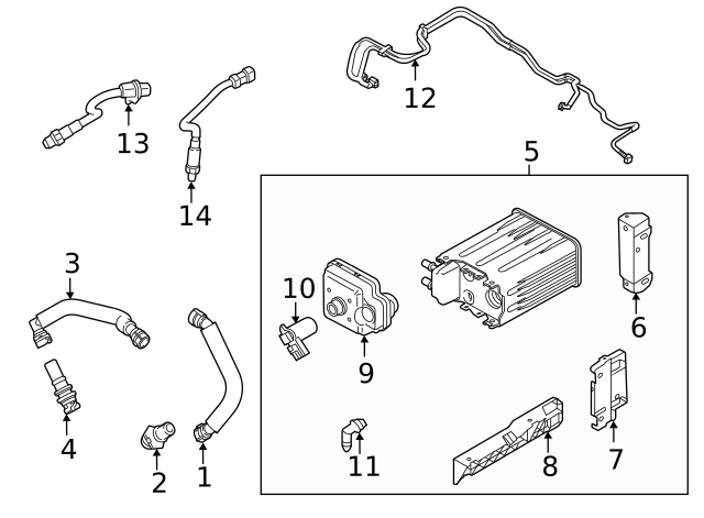 2020-2024 Ford Oxygen Sensor LC3Z-9G444-B | AutoNationParts.com