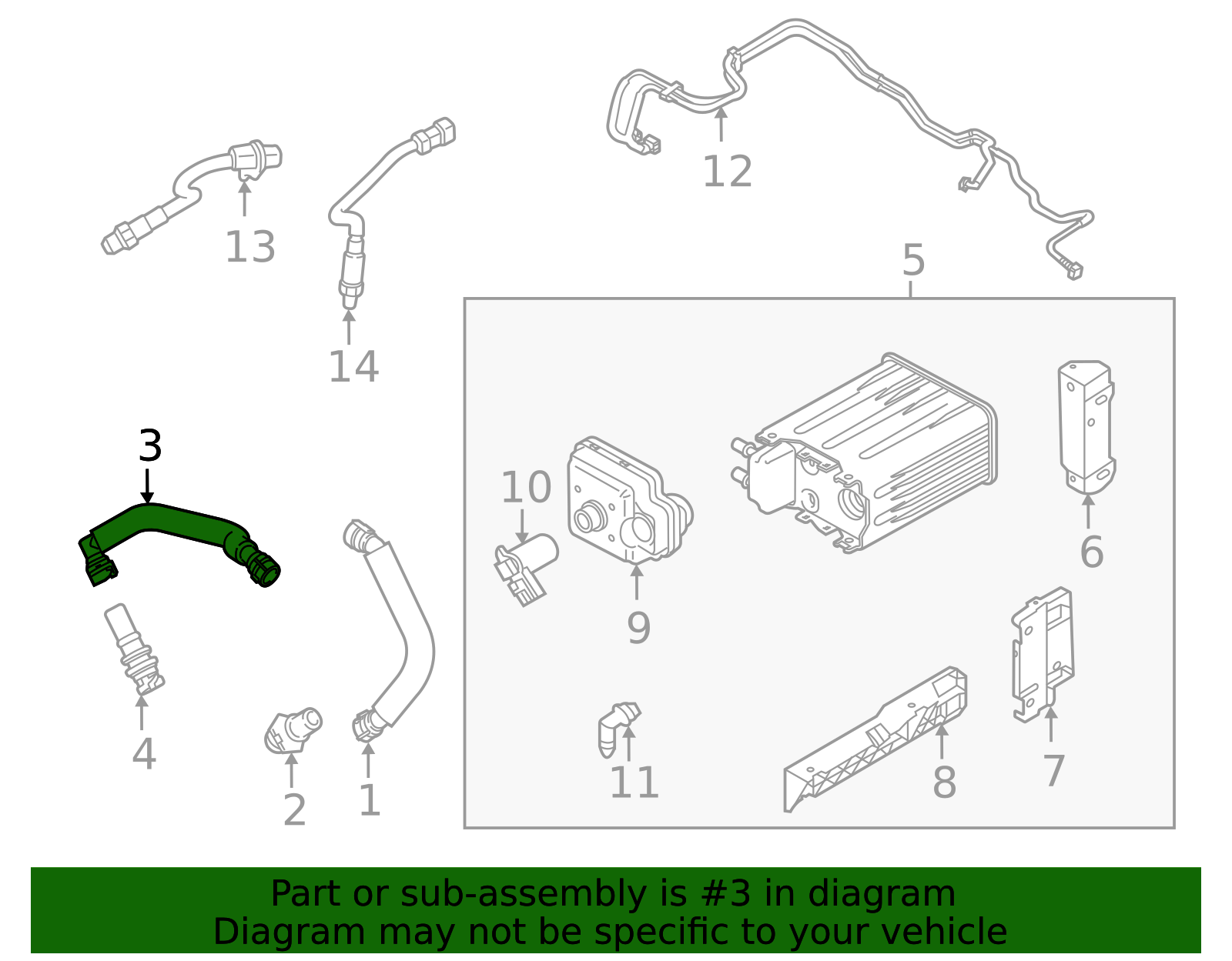 LC3Z-6A664-A - 2020-2022 Ford - PCV Hose | My Ford Parts