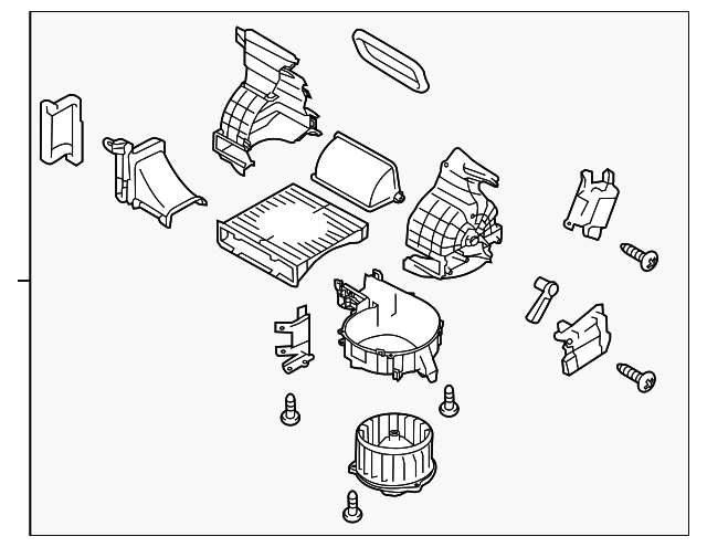 72210FJ043 - Blower Assembly - 2012-2018 Subaru | World OEM Parts Subaru