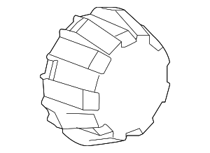 2015-2019 GM Front and Rear Wheel Trim Cap 22909149 | GetOEMParts.com