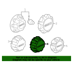 2015-2019 GM Front and Rear Wheel Trim Cap 22909149 GM | GMPartsDirect.com