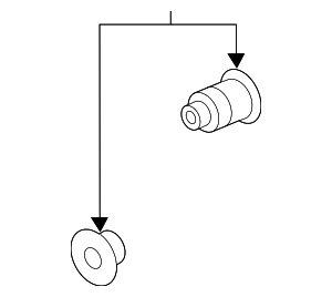 Genuine Lower Control Arm Inner Bushing for 2016-2024 Volvo | Part ...
