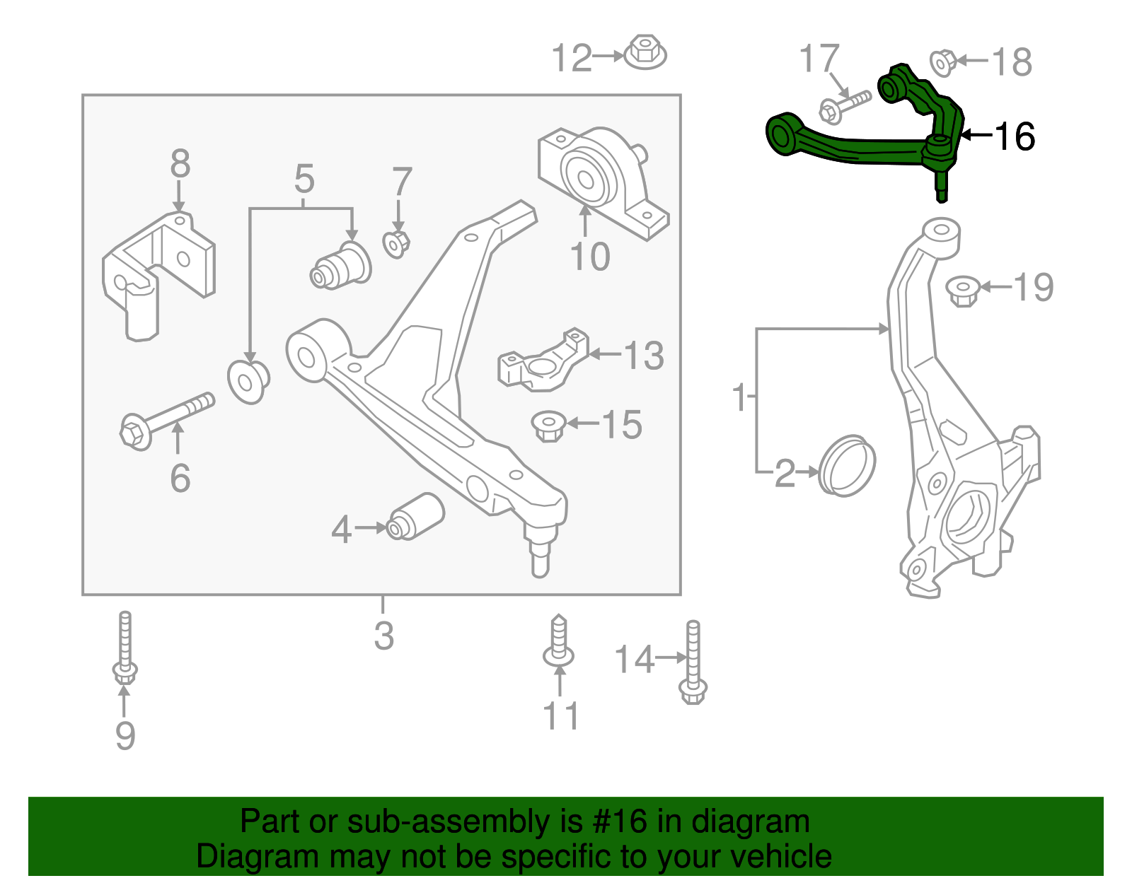 32395242 - 2016-2025 Volvo - Upper Control Arm | Volvo OEM Parts Direct