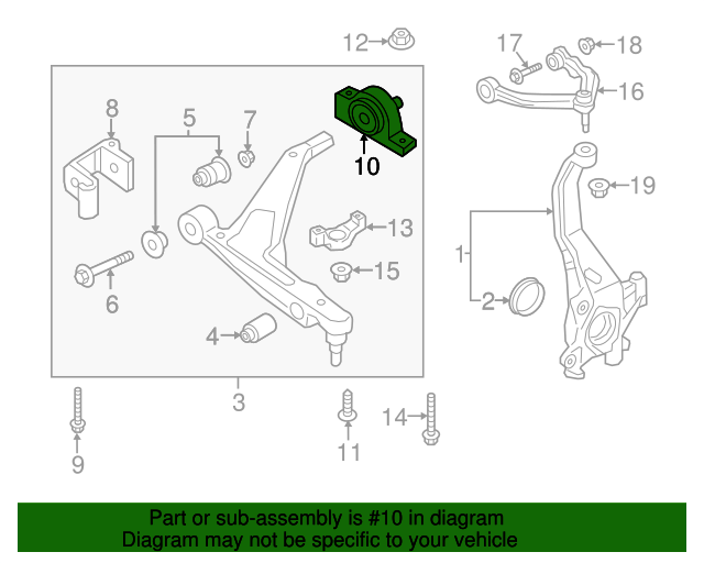 2017-2020 Volvo Rear Mount 31658965 | TascaParts.com