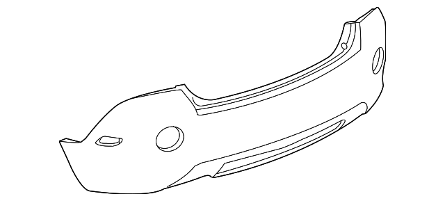 2008-2015 GM Rear Bumper Cover 22949863 GM | GMPartsDirect.com